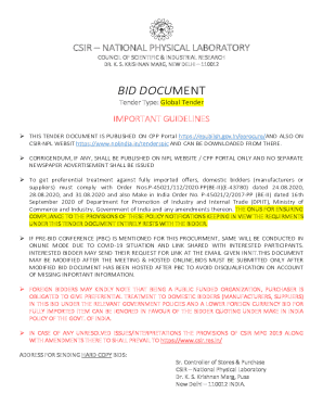 Fillable Online CSIR-National Physical Laboratory in the Service of the ...