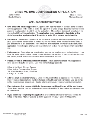 Fillable Online Assistance for Victims of Violent Crimes Court of ...