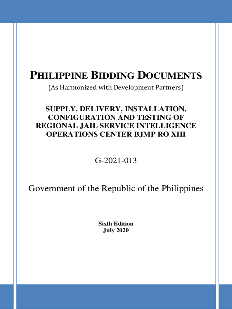 Fillable Online Philippine Bidding Documents - Amazon AWS Fax Email Print - pdfFiller