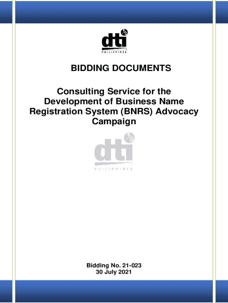 Fillable Online BIDDING DOCUMENTS FOR PROFESSIONAL SERVICE Fax Email Print - pdfFiller