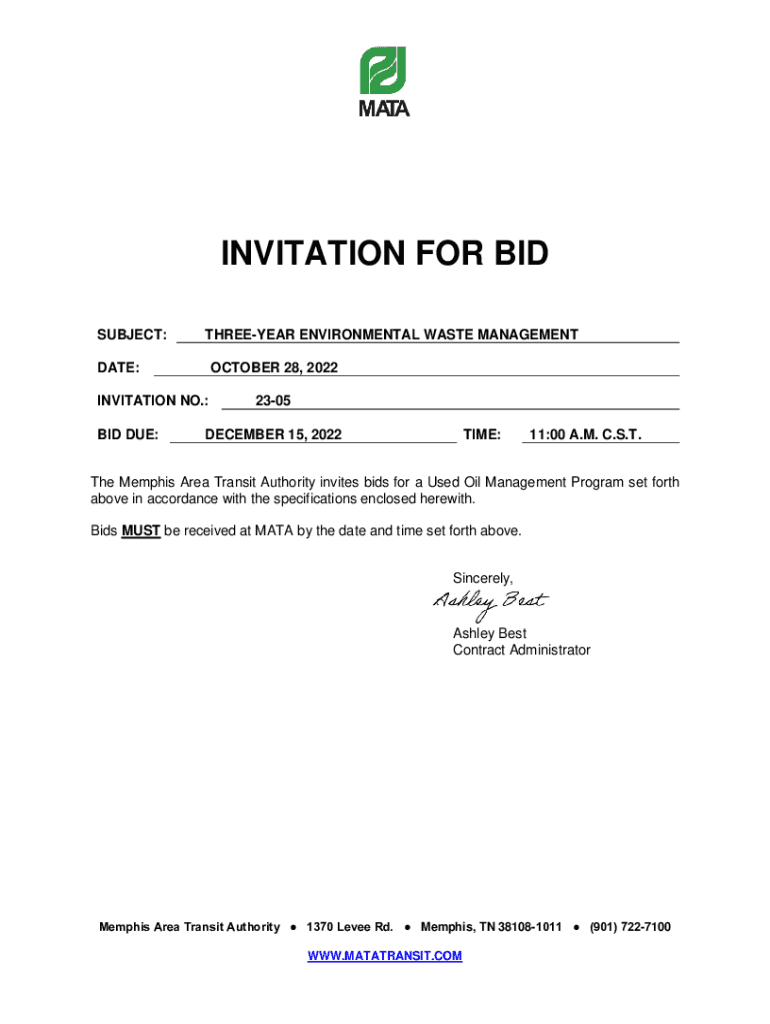 Fillable Online THREE-YEAR ENVIRONMENTAL WASTE MANAGEMENT Fax Email ...