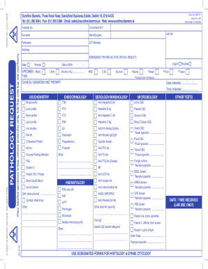 Fillable Online Cytology Test Request Form Fax Email Print - pdfFiller