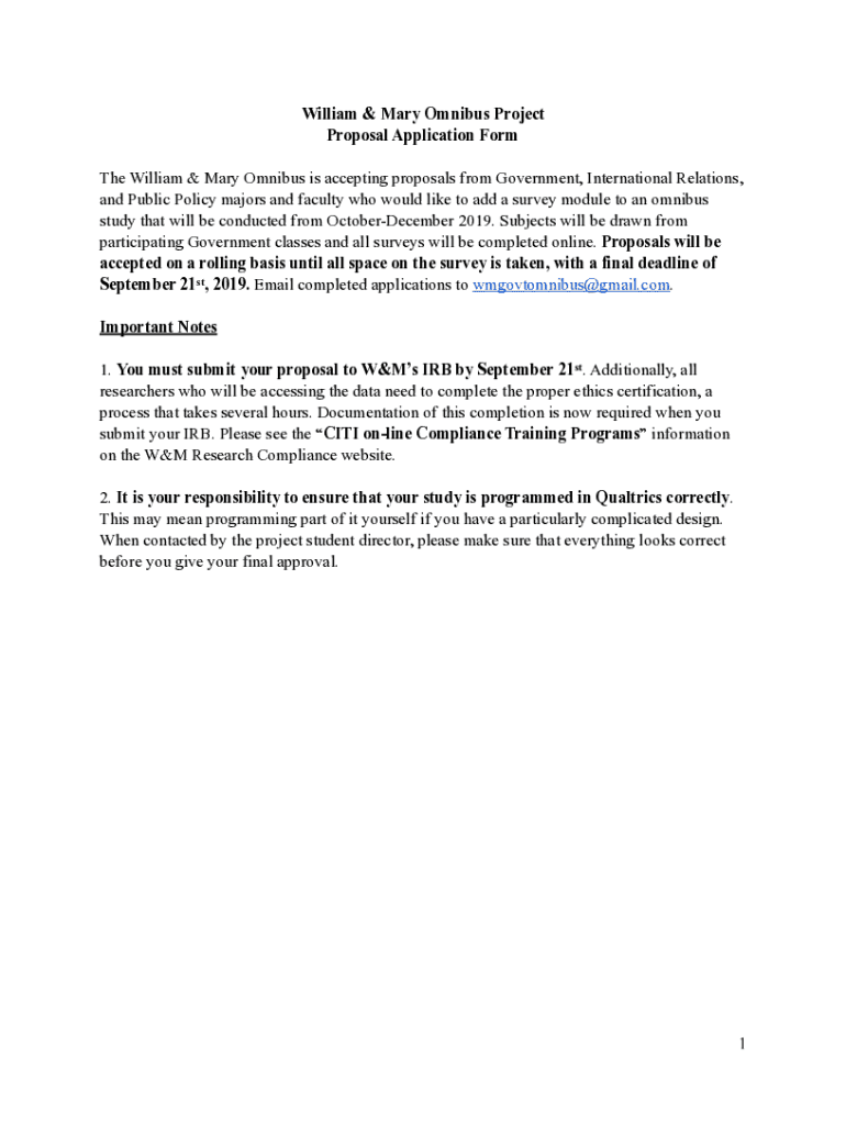 Fillable Online ssrmc wm Omnibus-Application-Form-1 Fax Email Print ...