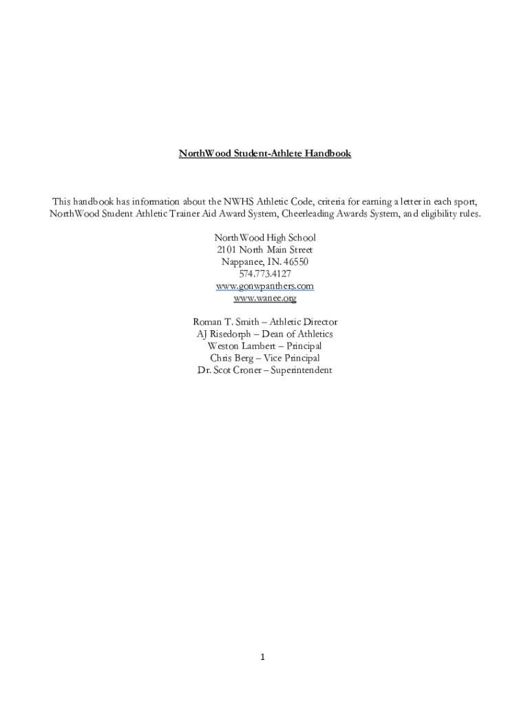 Fillable Online Policies and Procedures - Northwood University ...