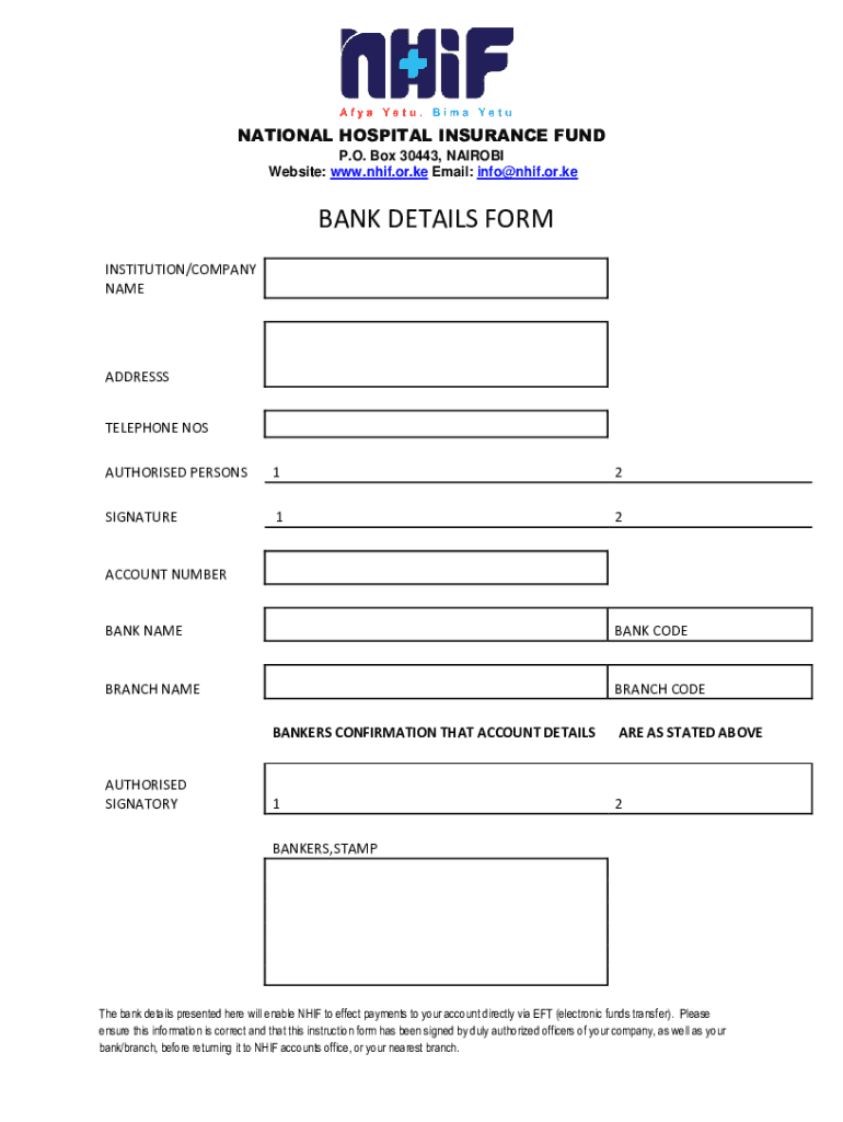 Fillable Online nhif or Referral Form For Overseas Treatment (Managed ...