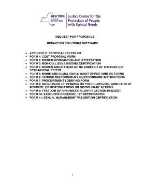 Fillable Online Appendix C, Forms 1-11 (PDF) Fax Email Print - pdfFiller