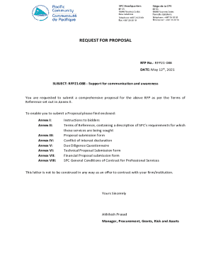 Fillable Online Request for Proposal (RFP) For an Enterprise Resource ...