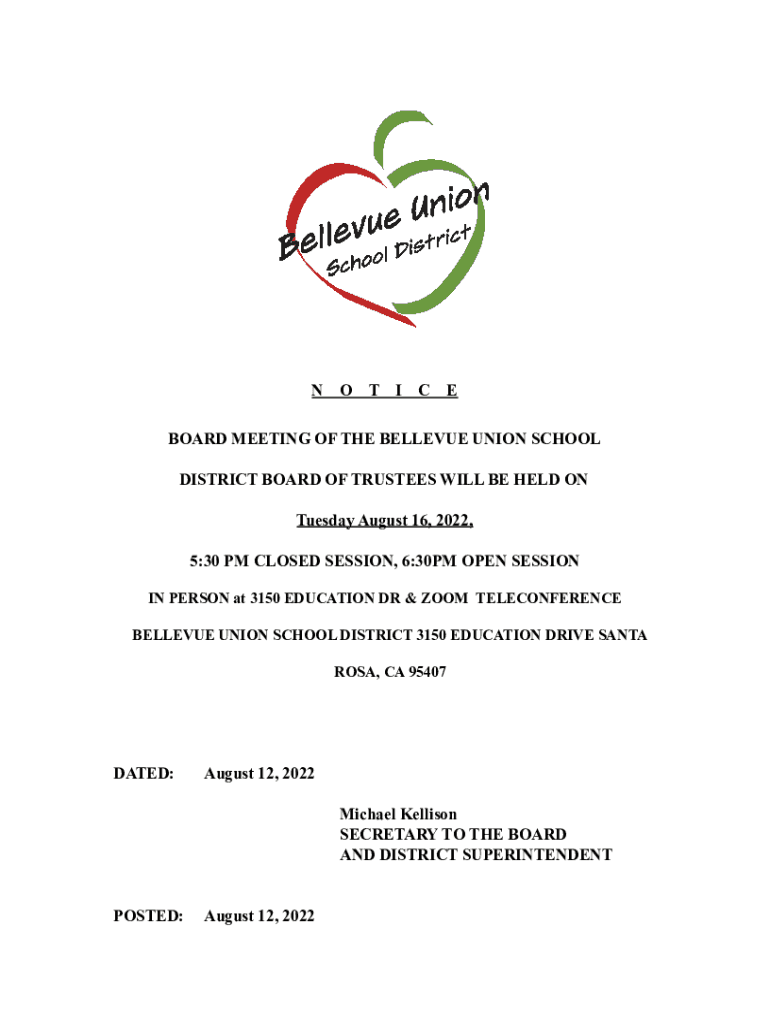 Fillable Online Board Members / BUSD School Board Fax Email Print - pdfFiller