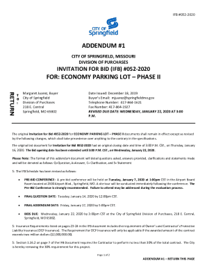 Fillable Online Invitation For Bid (IFB): Definition, How Bid Is Made and ... Fax Email Print ...
