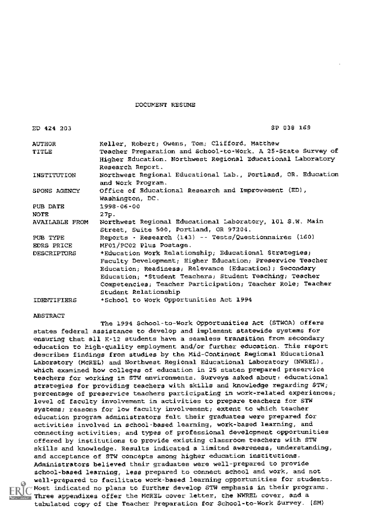 Fillable Online ED324463.pdf - ERIC - Department of Education Fax Email ...
