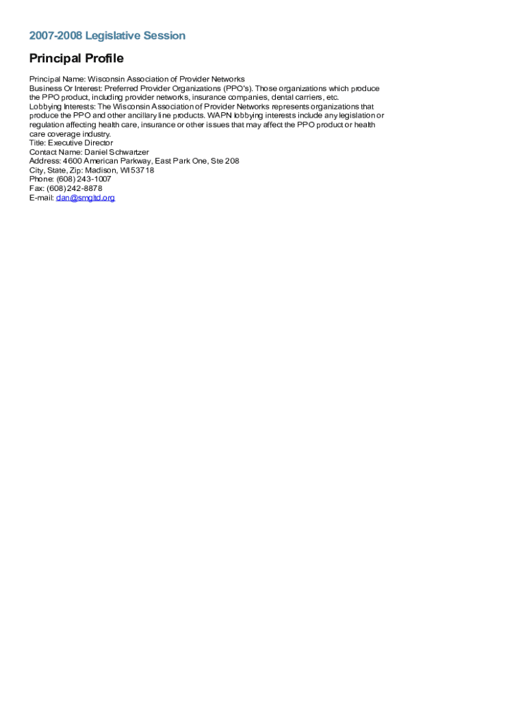 Fillable Online lobbying wi State Laws and Regulations Governing ...