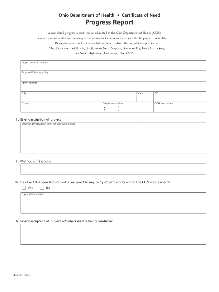 Fillable Online odh ohio Ohio Department of Health - Application for ...