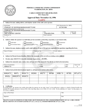 Fillable Online apps fcc Get the free instructions for fcc form 322 ...