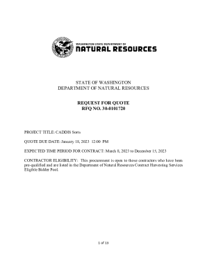 Fillable Online state of washington department of natural resources ...
