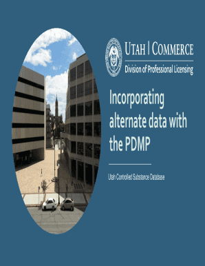 Fillable Online Incorporating alternate data with the PDMP Fax Email ...