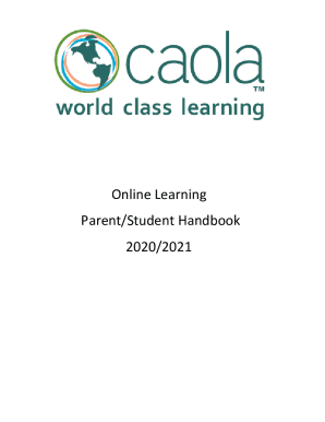 Fillable Online The Capital Area Online Learning Association (CAOLA) is ...