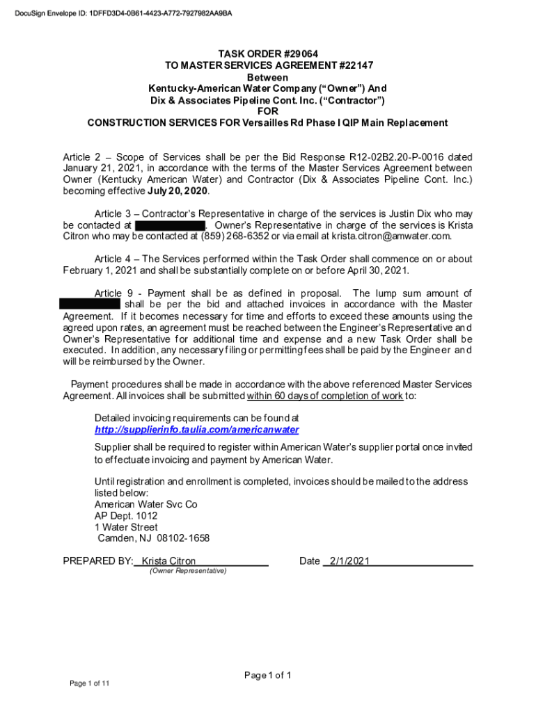 Fillable Online psc ky Task Order Definition: 648 SamplesLaw Insider ...