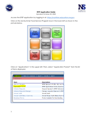 Fillable Online Summer Food Service Program (SFSP) Fact Sheets Fax ...