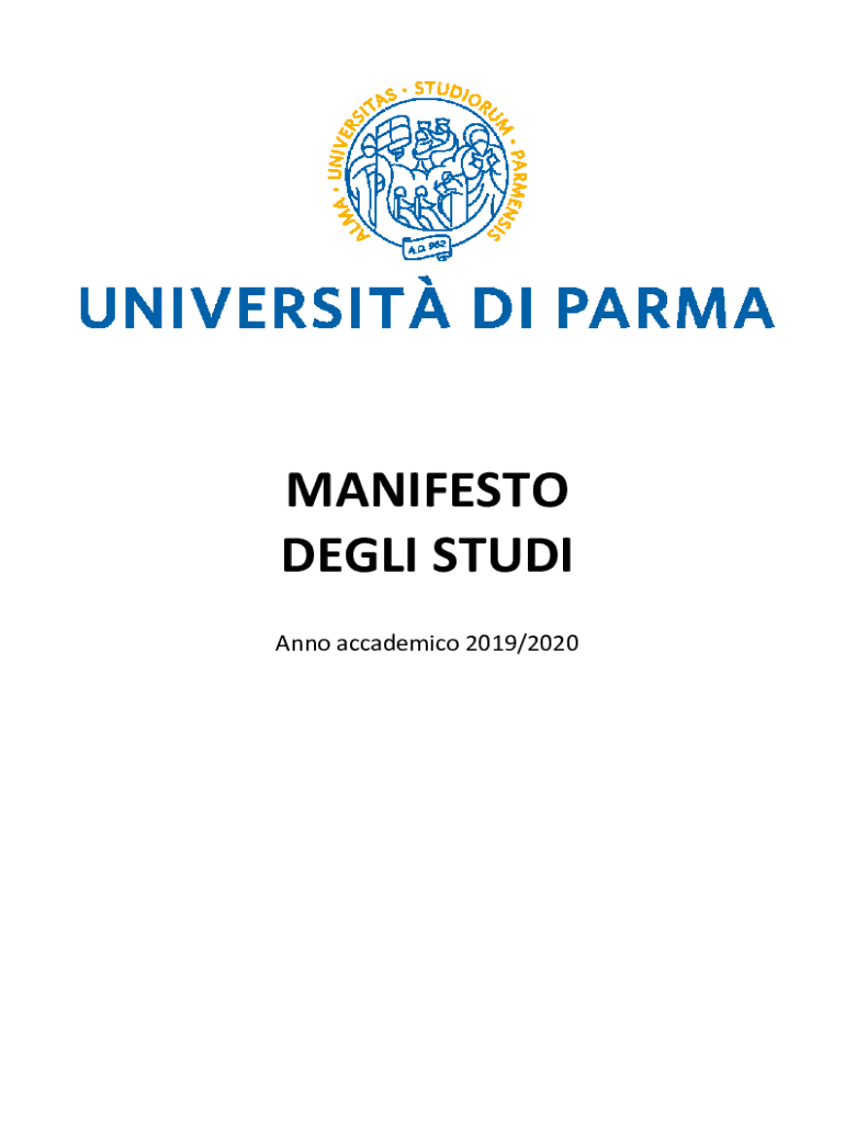 Fillable Online Lingue e culture moderne - Manifesto degli studi Fax Email Print - pdfFiller