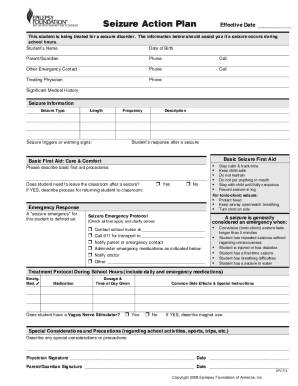 Fillable Online Model Section 504 Plan For A Student With Epilepsy Fax ...