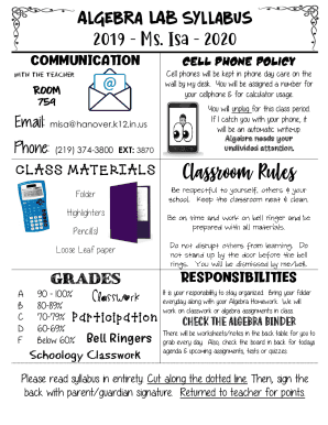 Fillable Online MATH 1220 A01: Linear Algebra 1 Course Information ...