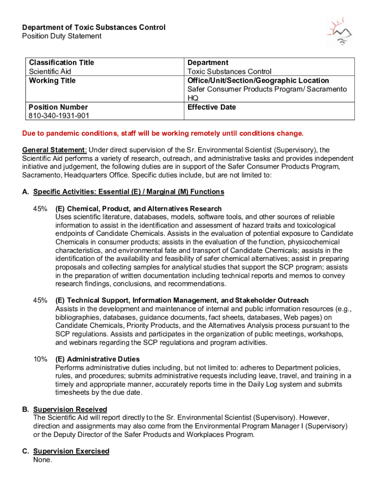 Fillable Online Department of Toxic Substances Control - AllGov Fax ...
