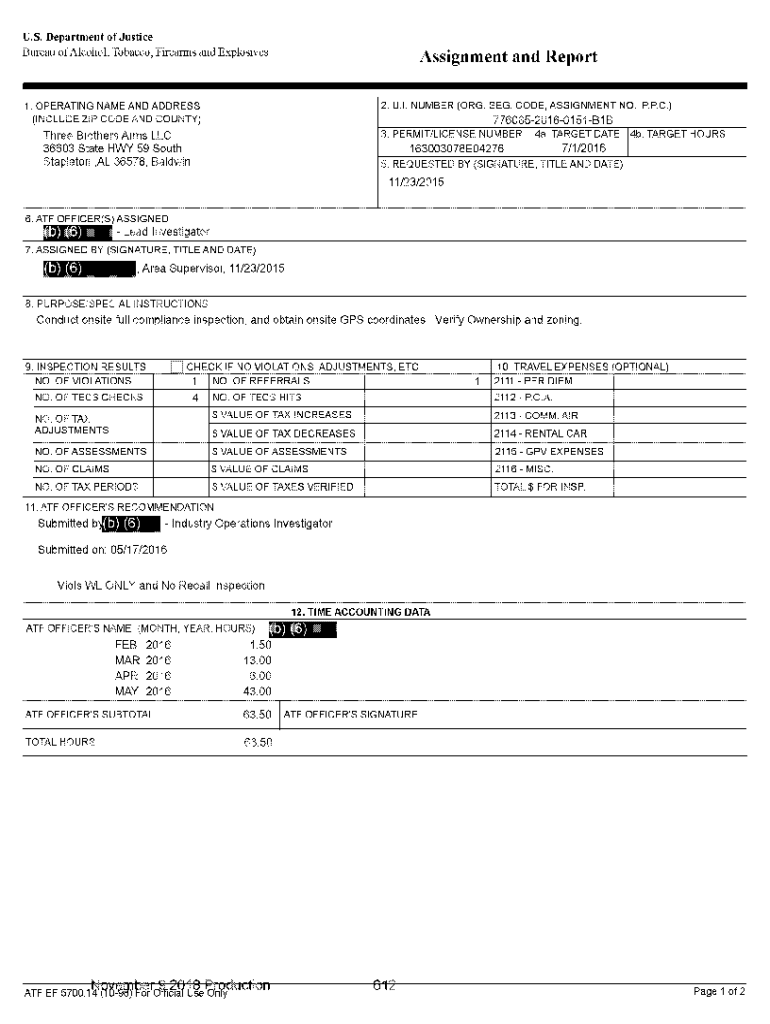 Fillable Online Assignment and Repo rt Fax Email Print - pdfFiller