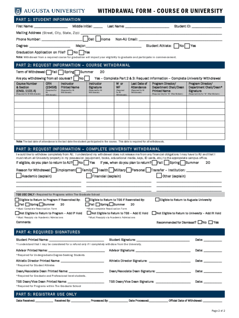 Fillable Online Records Release Consent Form - Augusta University Fax ...