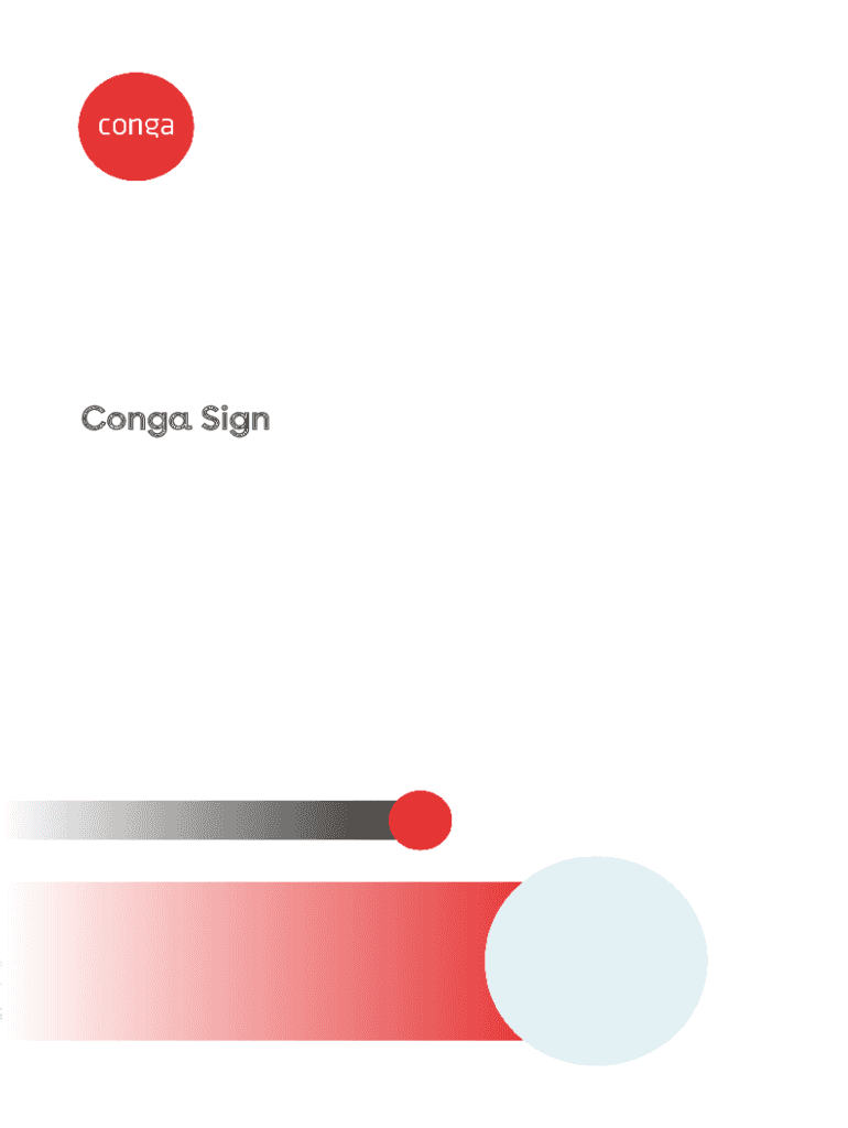 Fillable Online Sign Release Notes - Conga Product Documentation Fax ...