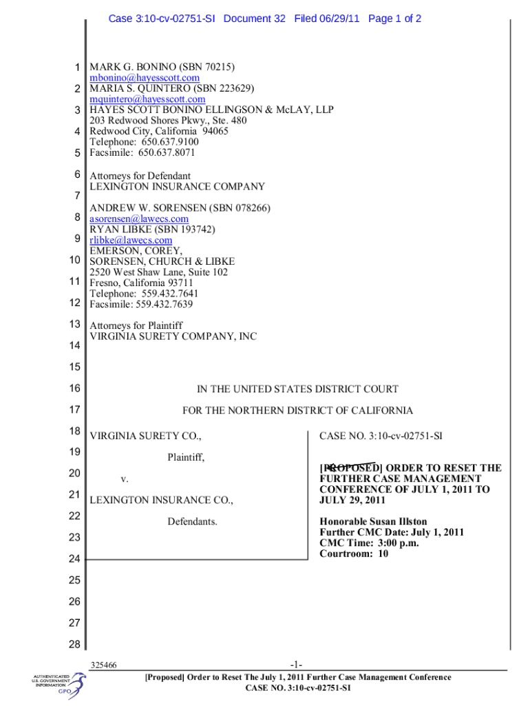 Fillable Online CMC Statement 2 - 8-12-09 (00395256).DOC Fax Email ...