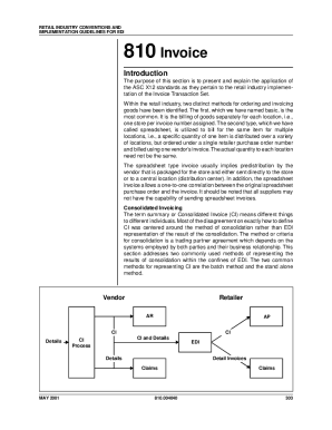 Fillable Online ANSI X12 Transaction Set 810 Invoice DOCUMENT NUMBER ... Fax Email Print - pdfFiller