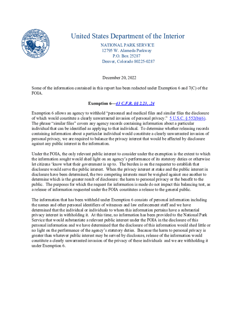 Fillable Online Contact Us - Denver Service Center (U.S. National Park ...