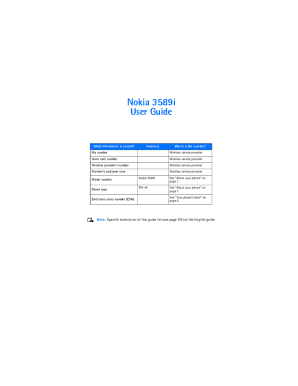Fillable Online Nokia manuals and user guides Fax Email Print - pdfFiller