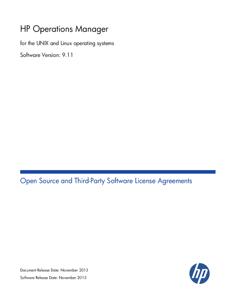 Fillable Online Open Source and Third-Party Software License Agreements - Support Fax Email ...