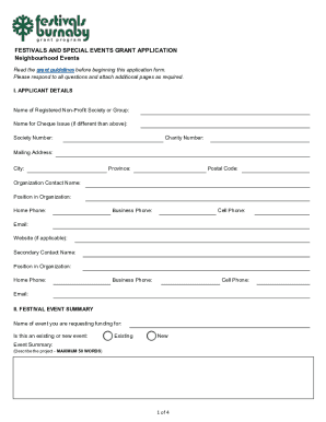 Fillable Online FLAGSHIP EVENT FUNDING APPLICATION FORM Fax Email Print ...