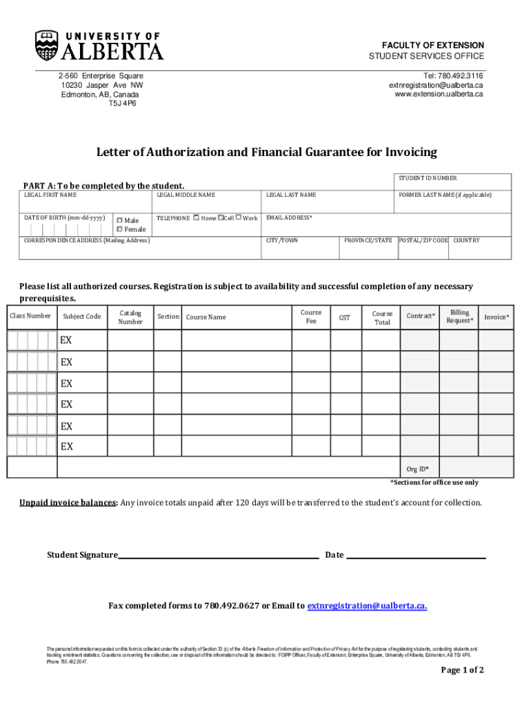 Fillable Online University of Alberta Faculty of Extension - Municipal World Fax Email Print ...
