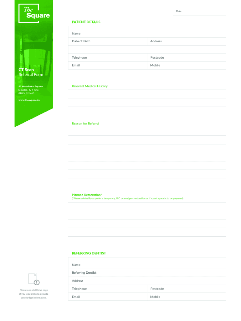 Fillable Online Dental Implants Referral Form Fax Email Print - pdfFiller