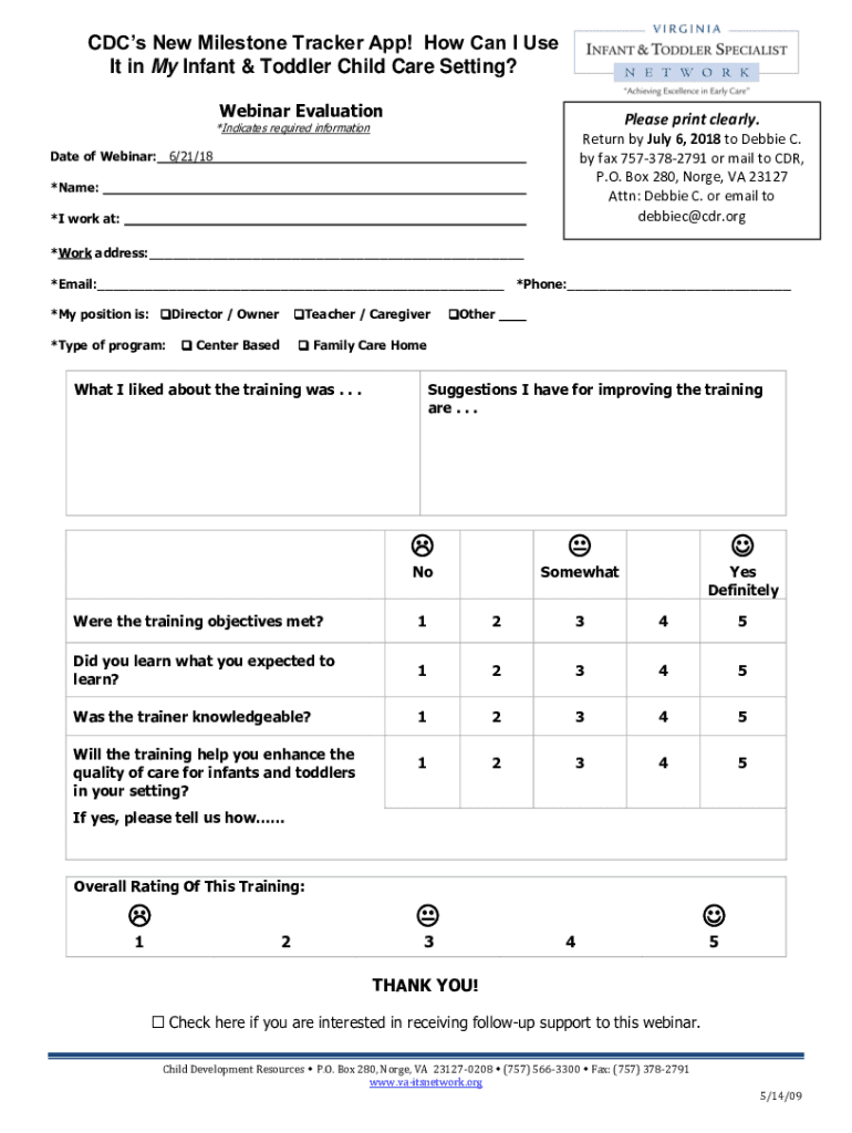 Fillable Online va gapitc AC-Evaluation-template-for-CDC-Milestone ...