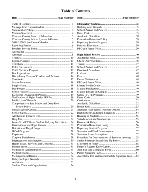 Fillable Online Automatic Table of Contents showing all the same page ...