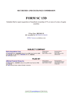 Fillable Online Schedule 13D: What It Is, How to File, Requirements ...