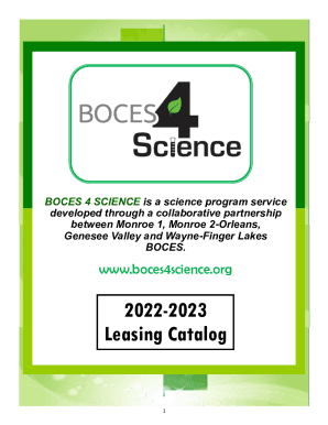 Fillable Online Opening for BOCES 4 Science Assistant Director Fax Email Print - pdfFiller