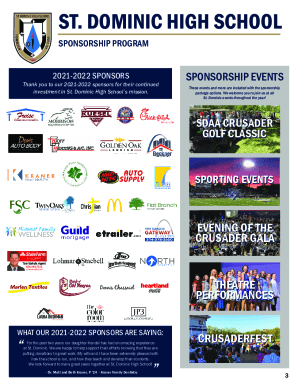 Fillable Online ST. DOMINIC HIGH SCHOOL Fax Email Print - pdfFiller