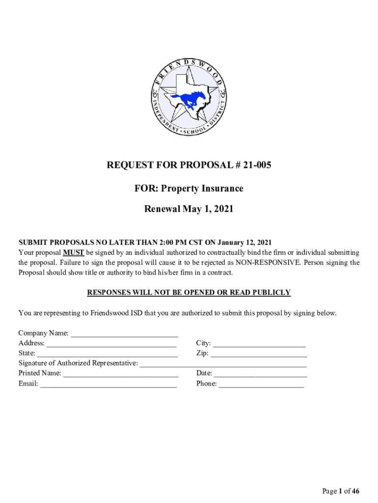 Fillable Online Developing a Request for Proposal Fax Email Print ...