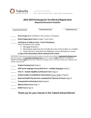 Fillable Online Verification of Address Form + Proof of Residency Fax ...