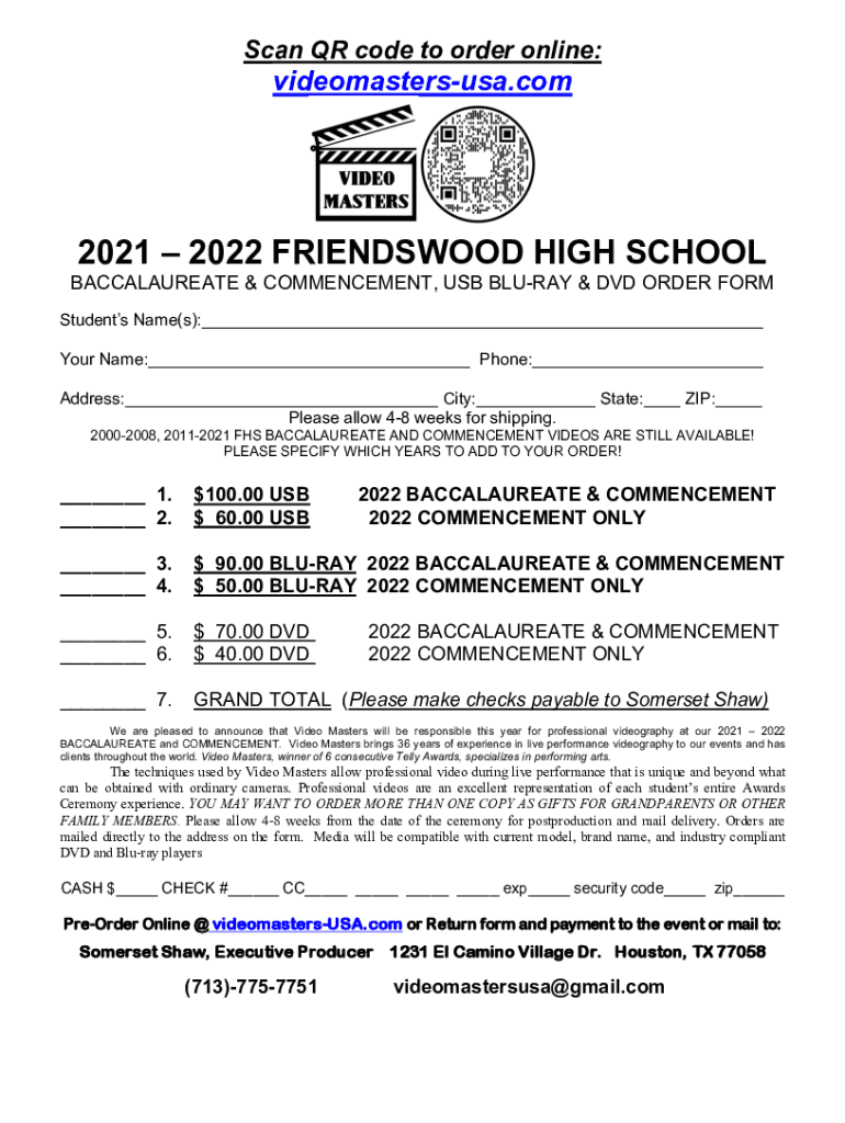 Fillable Online Video form Fax Email Print - pdfFiller