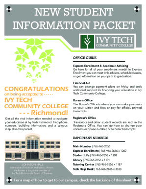 Fillable Online New Student Information and ResourcesAcademic Advising ...