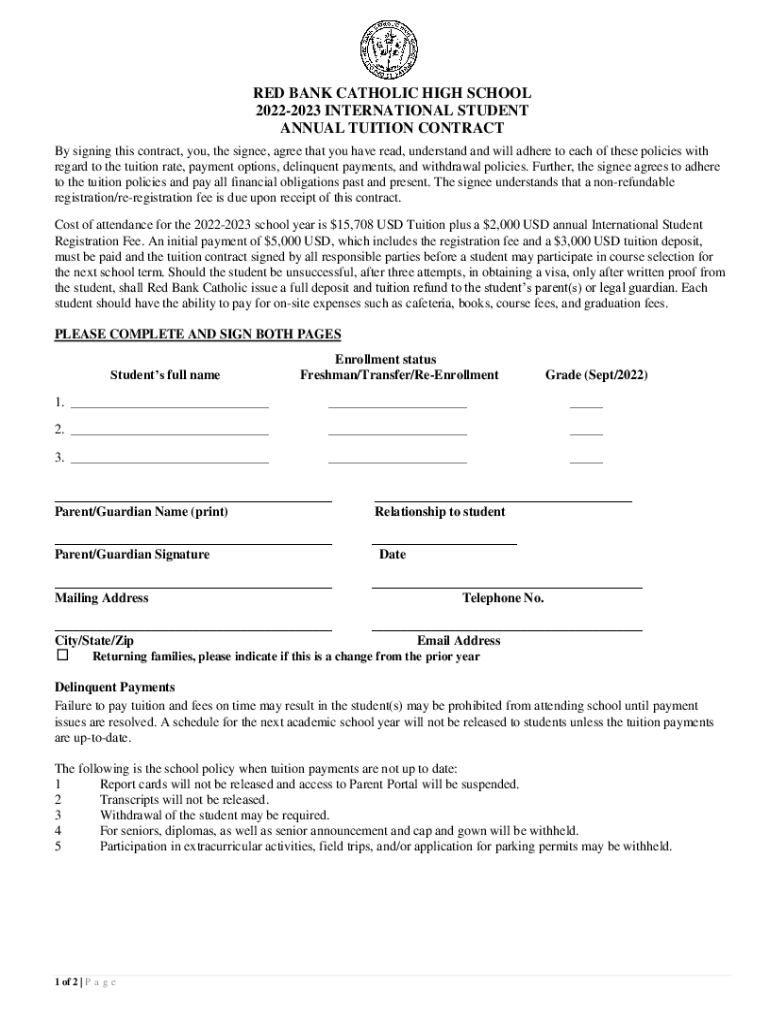 Fillable Online Legal International Student Agreement Fax Email Print ...