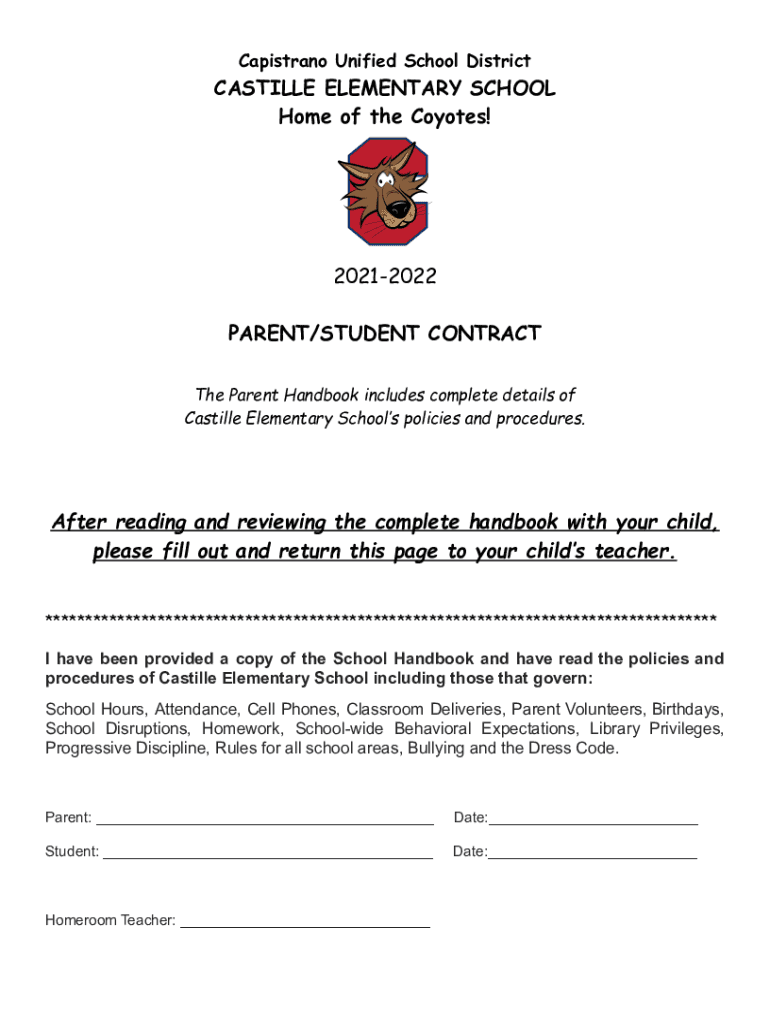 Fillable Online Enrollment and Age Verification - Castille Elementary ...