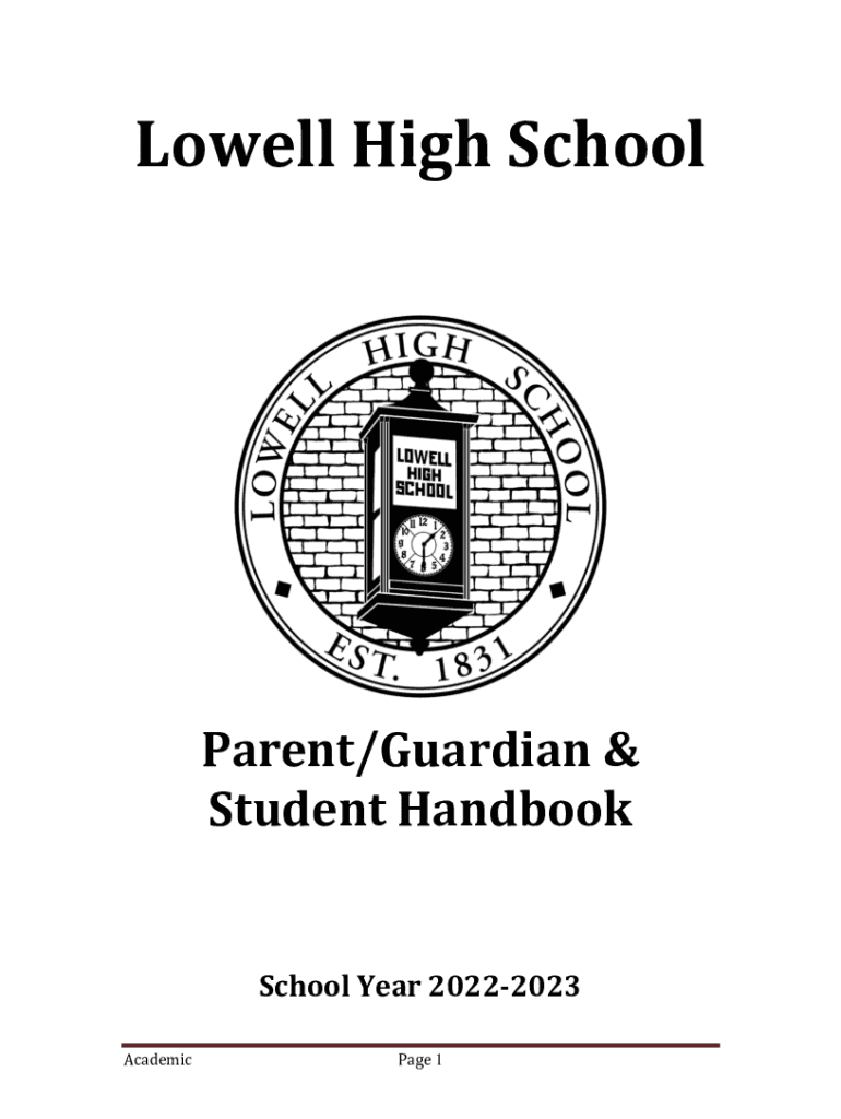 Fillable Online Principal's Message (Lowell High School)About Fax Email Print - pdfFiller