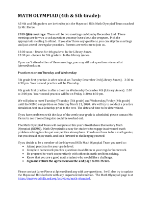 Fillable Online CREST Mathematics Olympiad Class 4 Sample Papers Fax ...